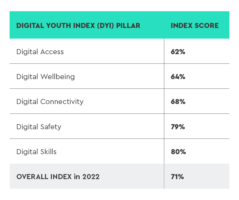 Exploring the five pillars of the Digital Youth Index - Digital Youth Index